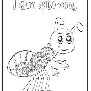 Anxiety Coloring Pages for Kids Color Pages That Help Kids Manage ...