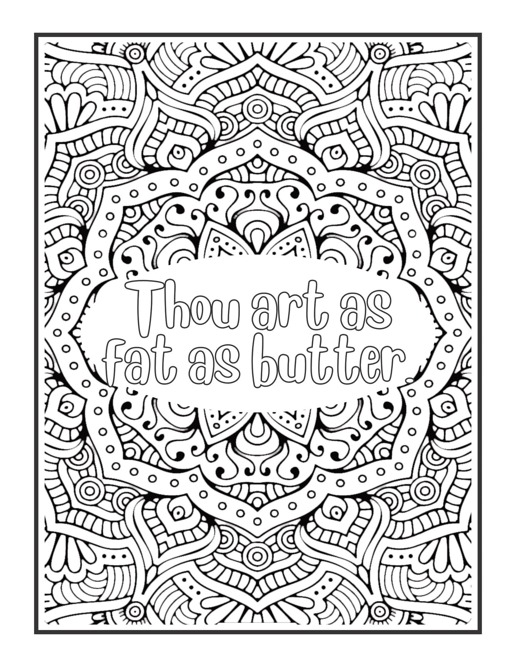 Mental Health Coloring Page, Introvert Page, Coloring Pages for Adults ...