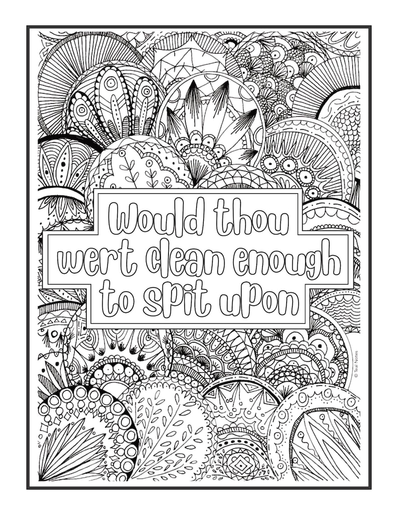 Mental Health Coloring Page, Introvert Page, Coloring Pages for Adults ...