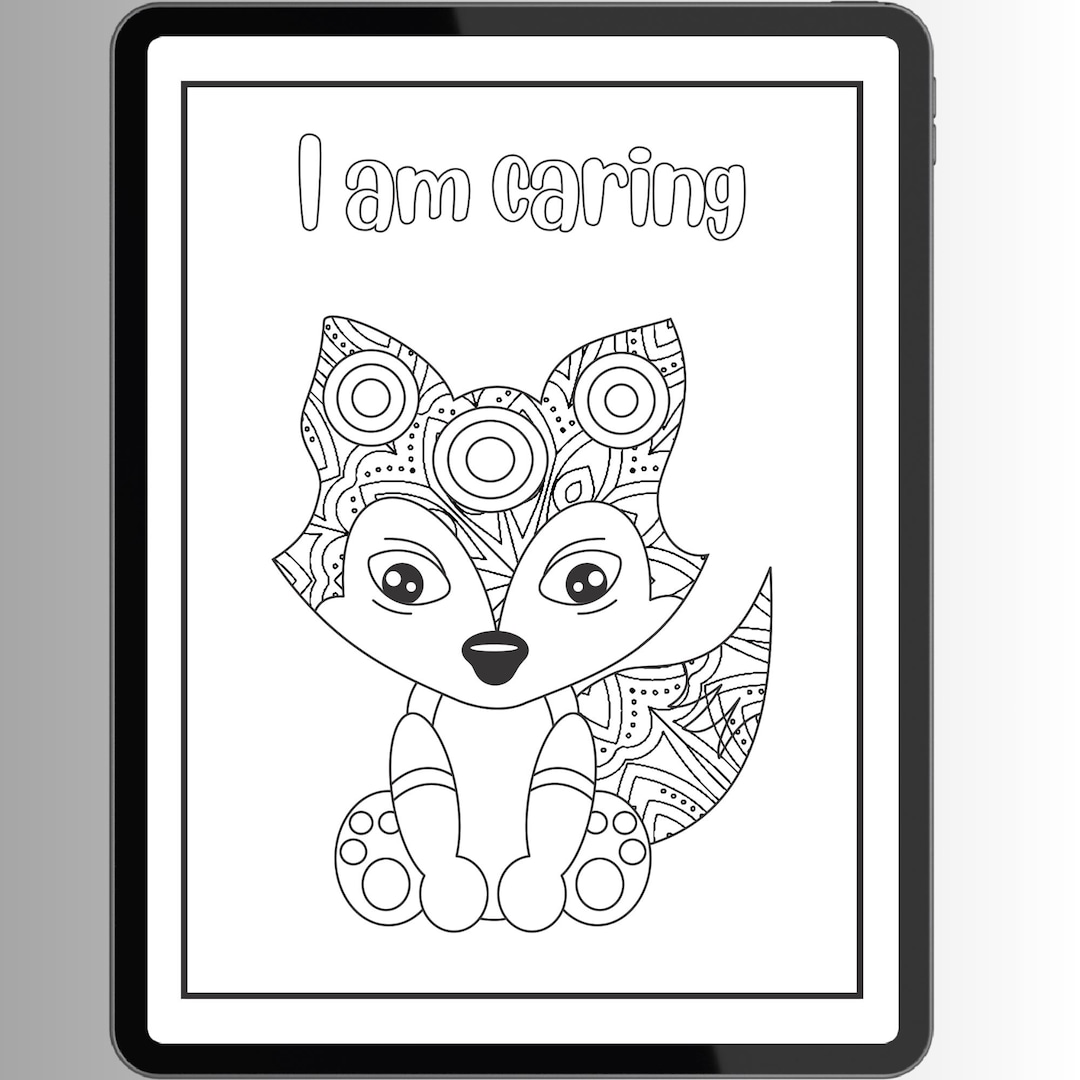 Anxiety Coloring Pages for Kids | Mindfulness & Impulse Control ...