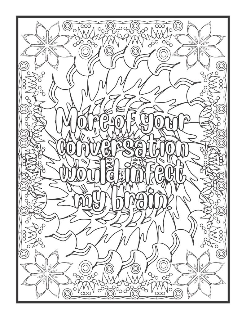 Mental Health Coloring Page, Introvert Page, Coloring Pages for Adults ...