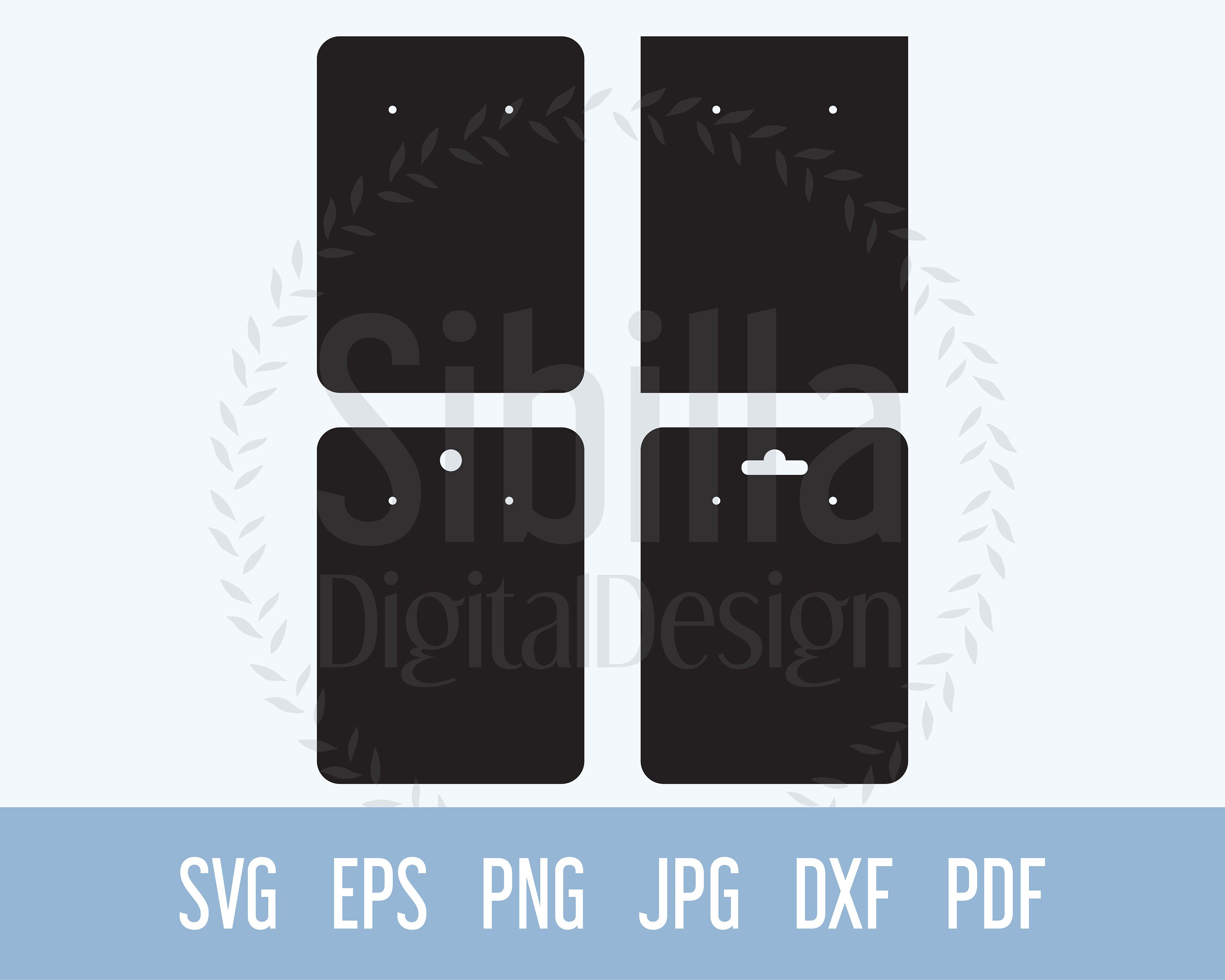 Earring Display Svg Earring Card Svg Earring Card Earring - Etsy