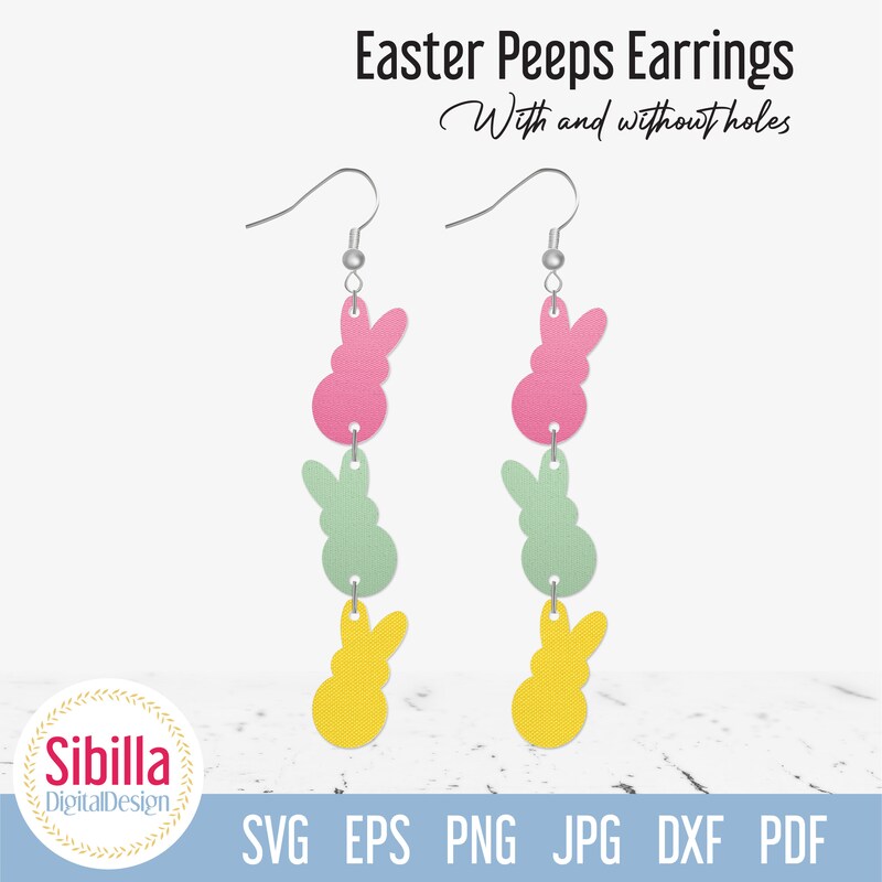 Easter Peep Earring - Etsy