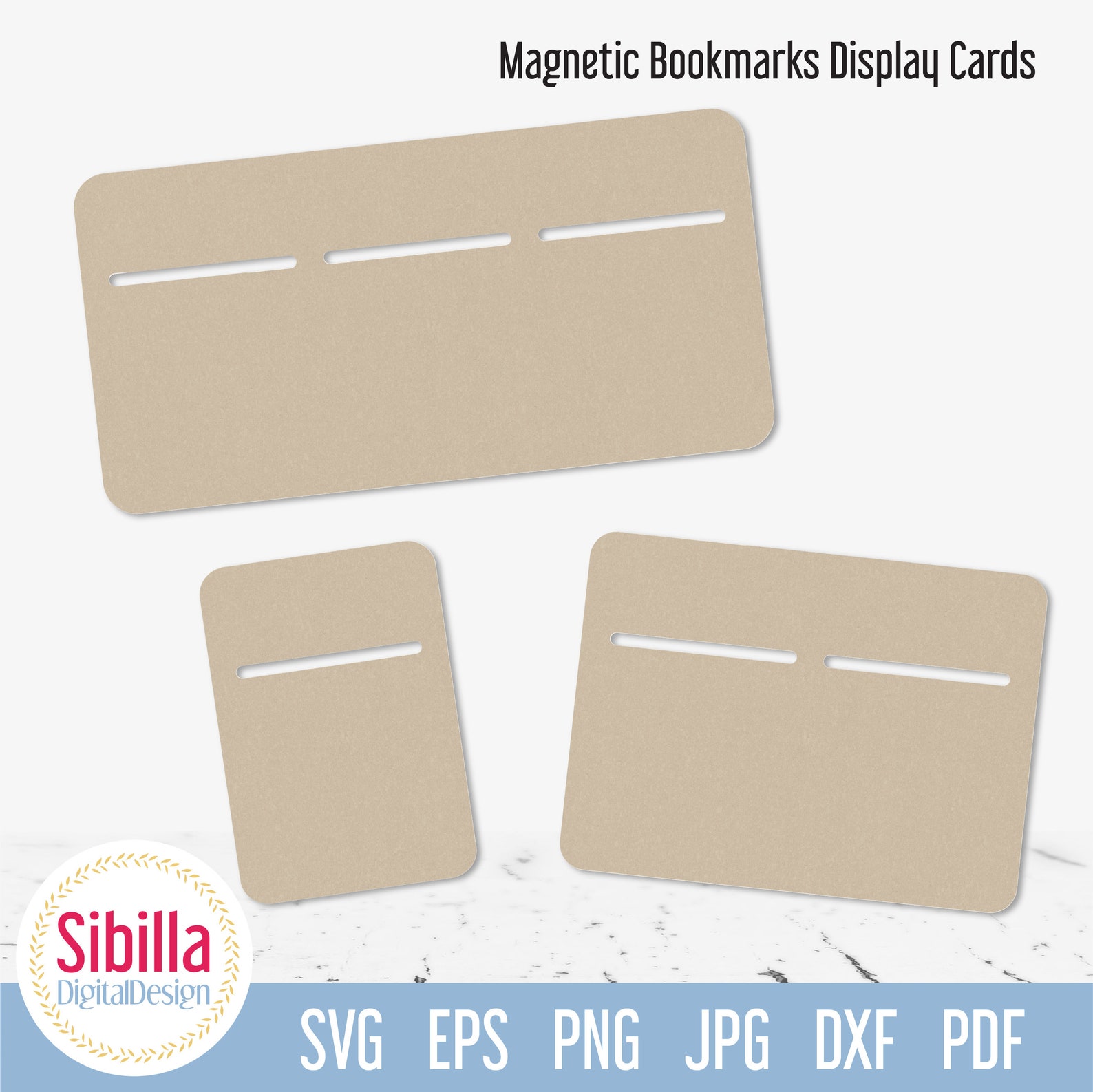 Magnetic Bookmark SVG Cut File, DIY Planner Book Mark Faux Leather SVG ...