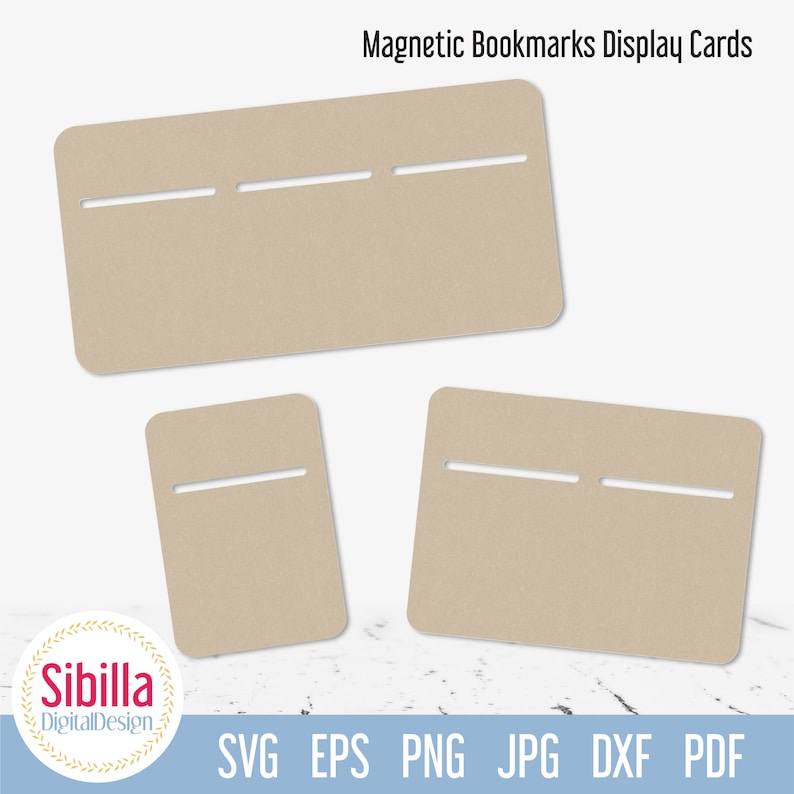 Magnetic Bookmark SVG Cut File, DIY Planner Book Mark Faux Leather SVG ...