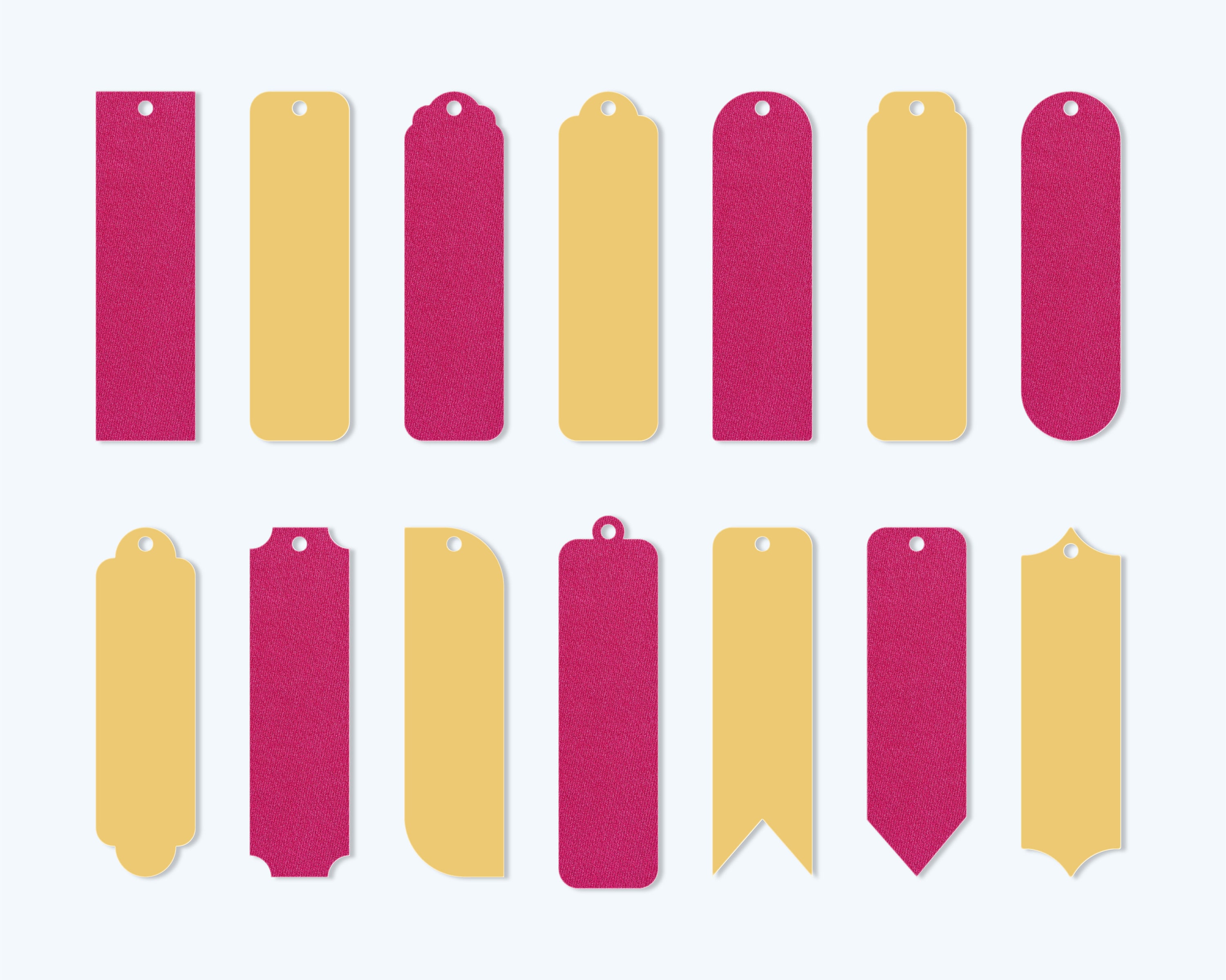 Bookmark Template Bundle Svg, Svg Bookmark, Bookmark Template, Bookmark ...