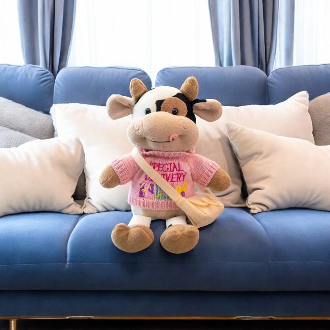 Cow Plush Cow Plushie Cow Pillow Cute Cow Plush Soft Cow Toy Stuffed ...
