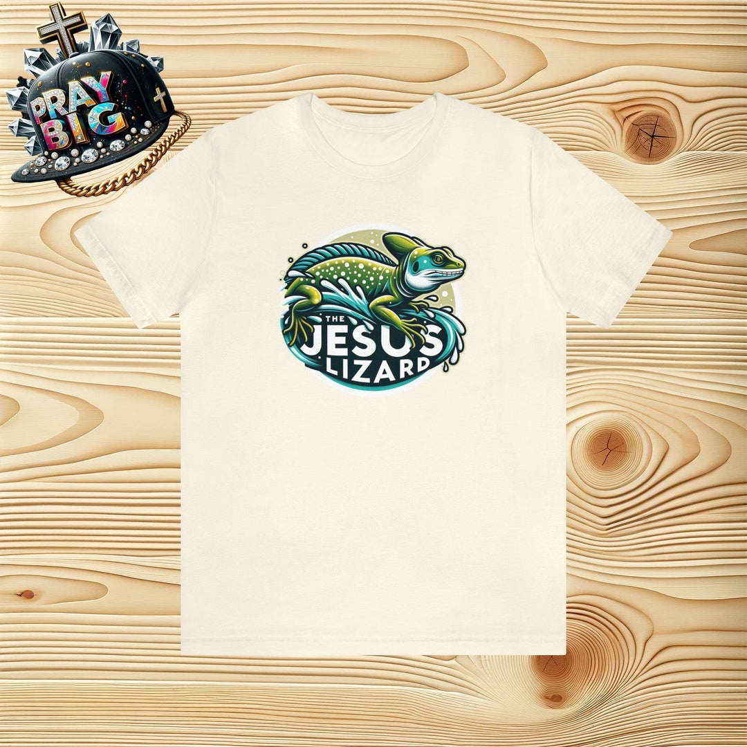 The Jesus Lizard Shirt Basilisk Walks on Water T-shirt - Etsy