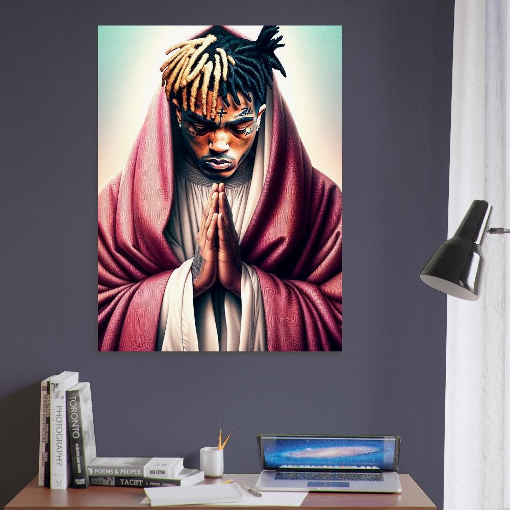 Unique Rapper Inspired Xxxtentacion Artwork Inspired Colorful Art ...