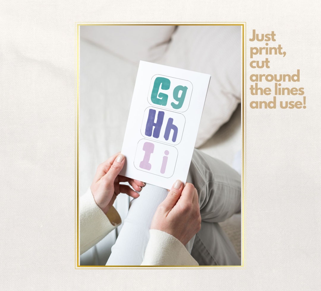 Alphabet Flashcards, Montessori Education, Alphabet Flashcards ...