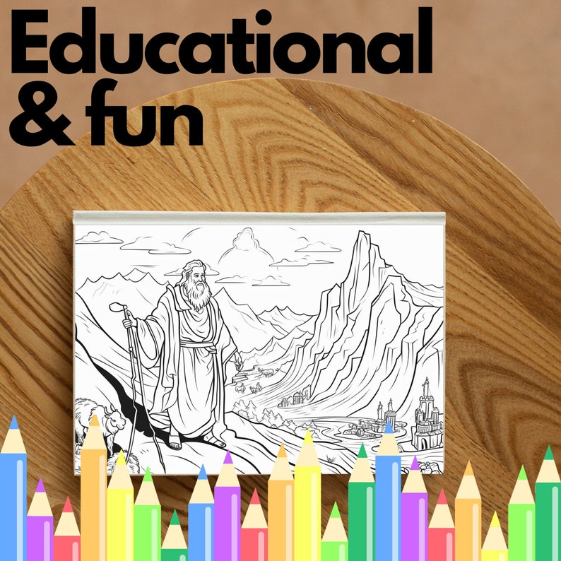 5+ Pages Bible Coloring Book Bundle, Educational, Downloadable ...