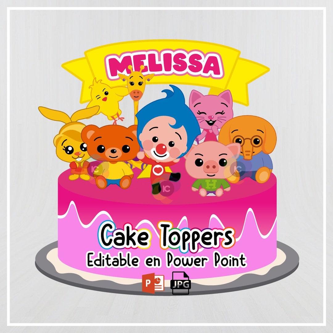 Cake Toppers Plim Plim - Etsy