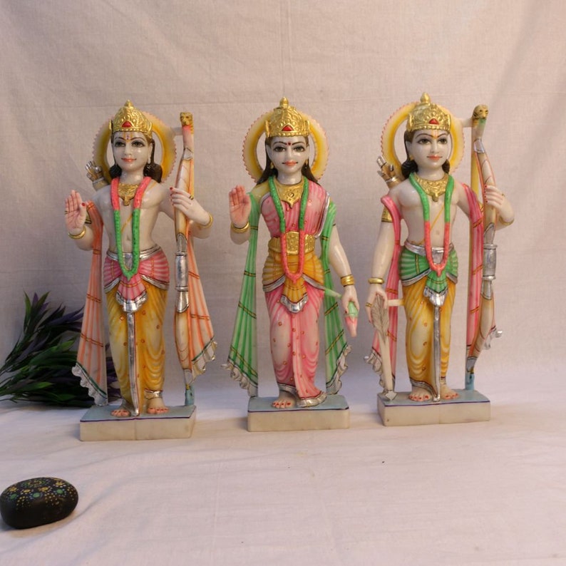 Marbel Standing Ram Mandir,marble God of Love Ram Mandir Statue,lord ...