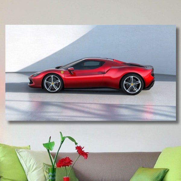 Ferrari 296 Poster - Etsy