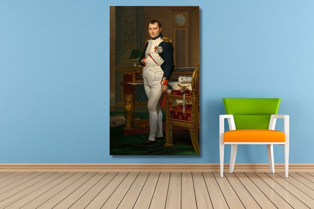 Jacques Louis David: the Emperor Napoleon in His Study at the Tuileries ...
