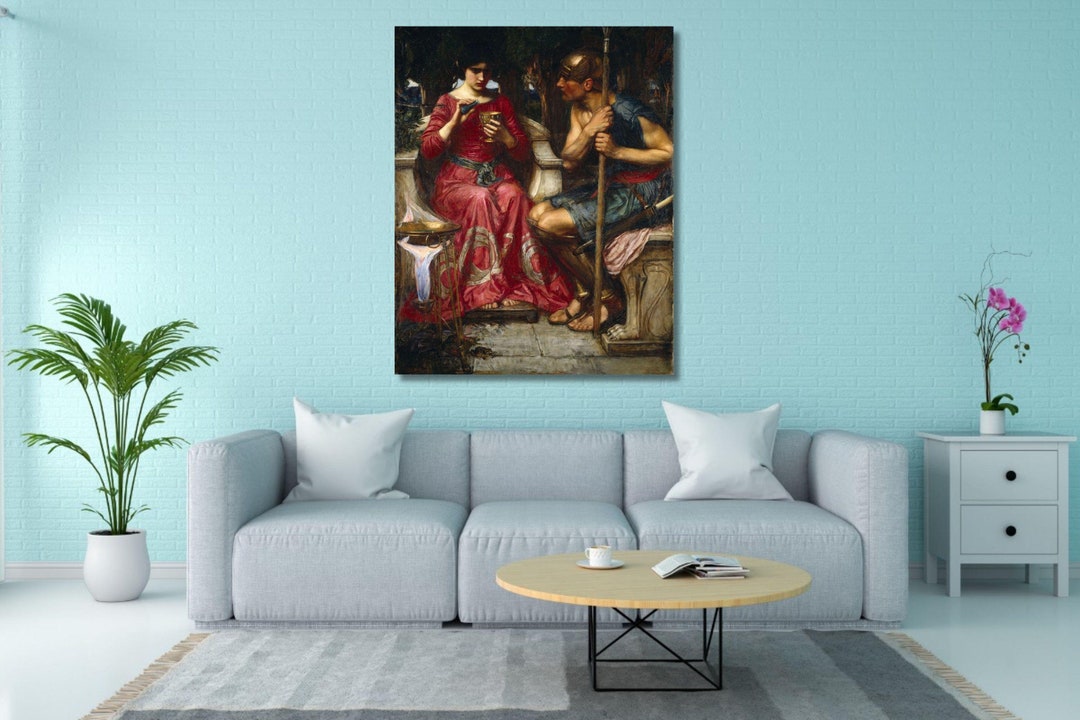 John William Waterhouse: Jason and Medea (1907) Canvas Wall Art ...