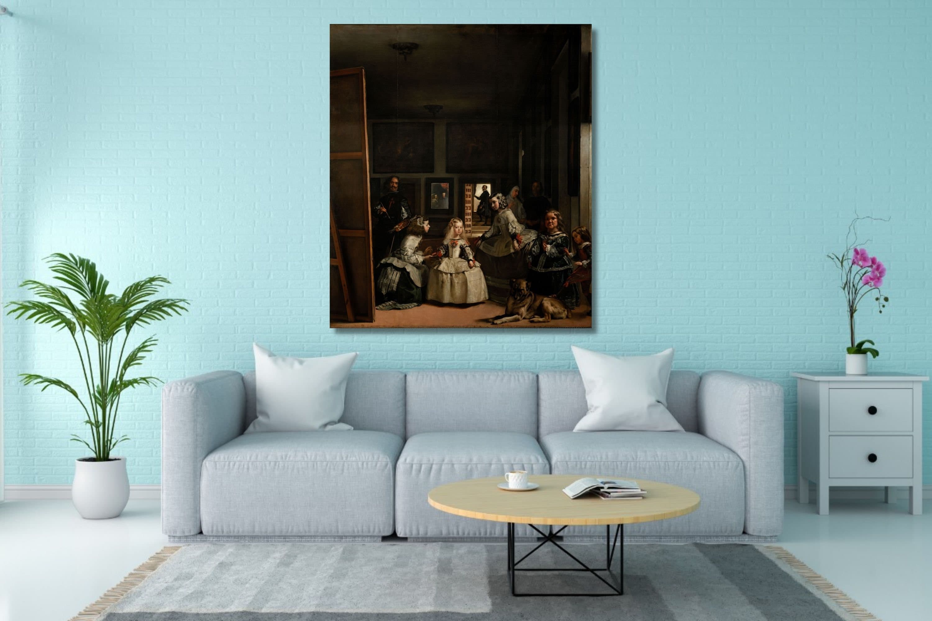 Las Meninas by Diego Velázquez Canvas/artwork Poster/reproduction Print ...