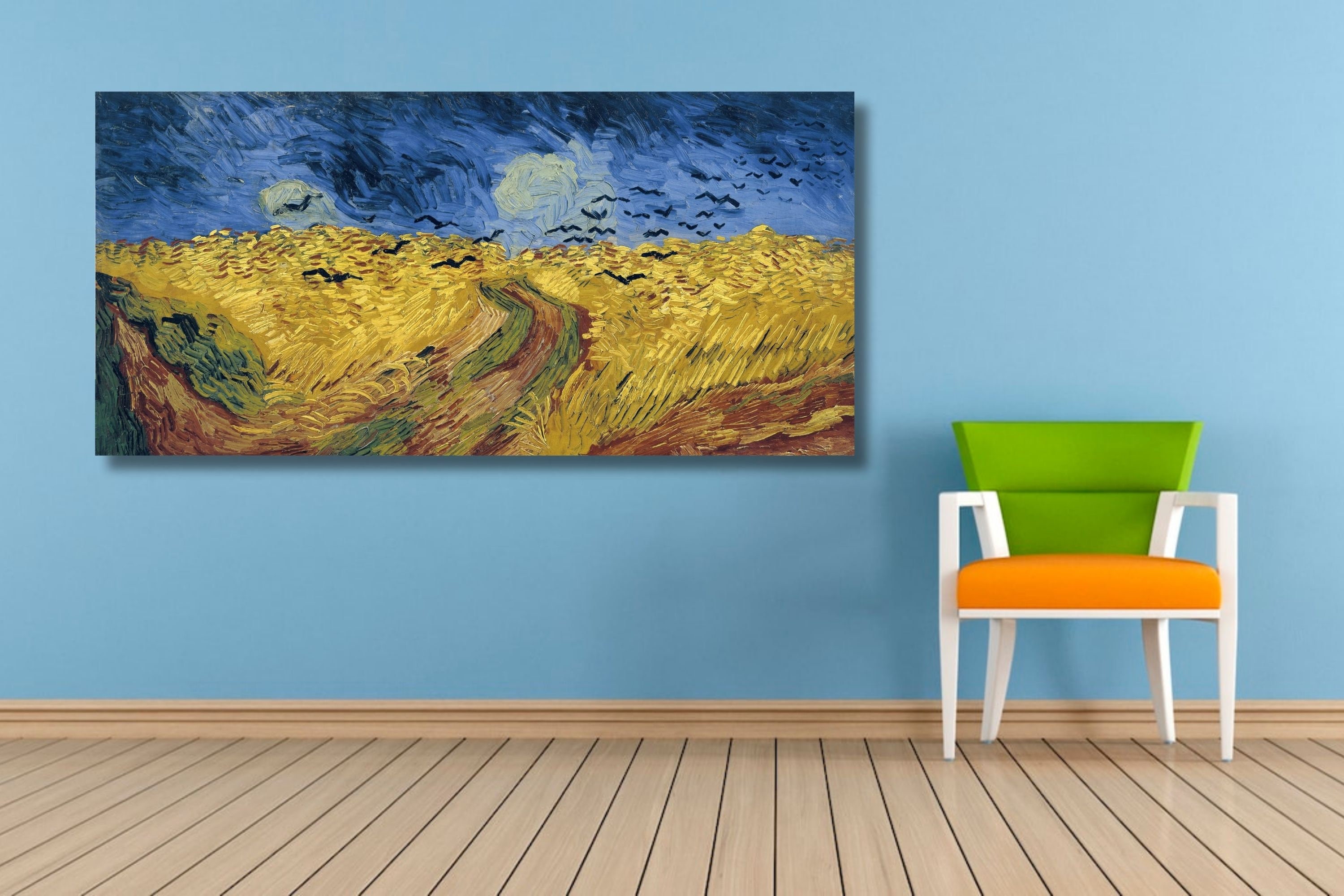 Vincent Van Gogh: Wheatfield With Crows Canvas/famous Post ...
