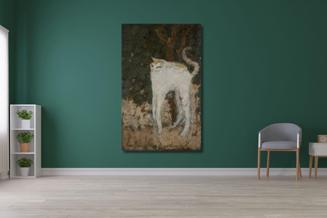 Pierre Bonnard: the White Cat (1894) Canvas Wall Art/bonnard Print Art ...