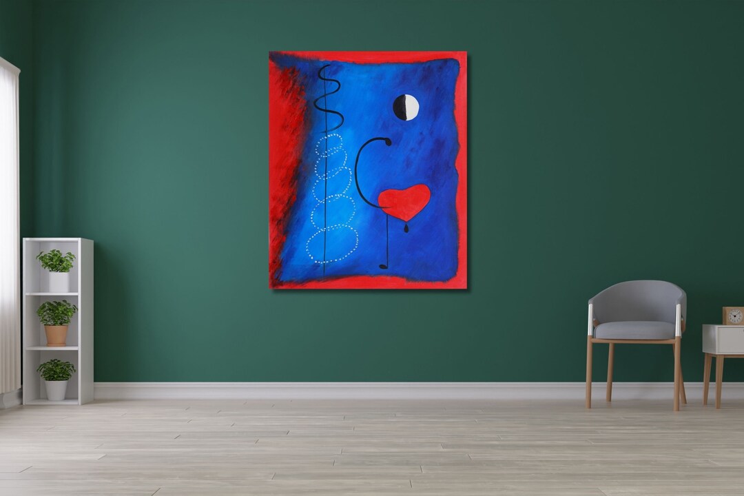 Dancer 1925 Poster/joan Miro Ferra Canvas Art/oil Art Painting/joan ...