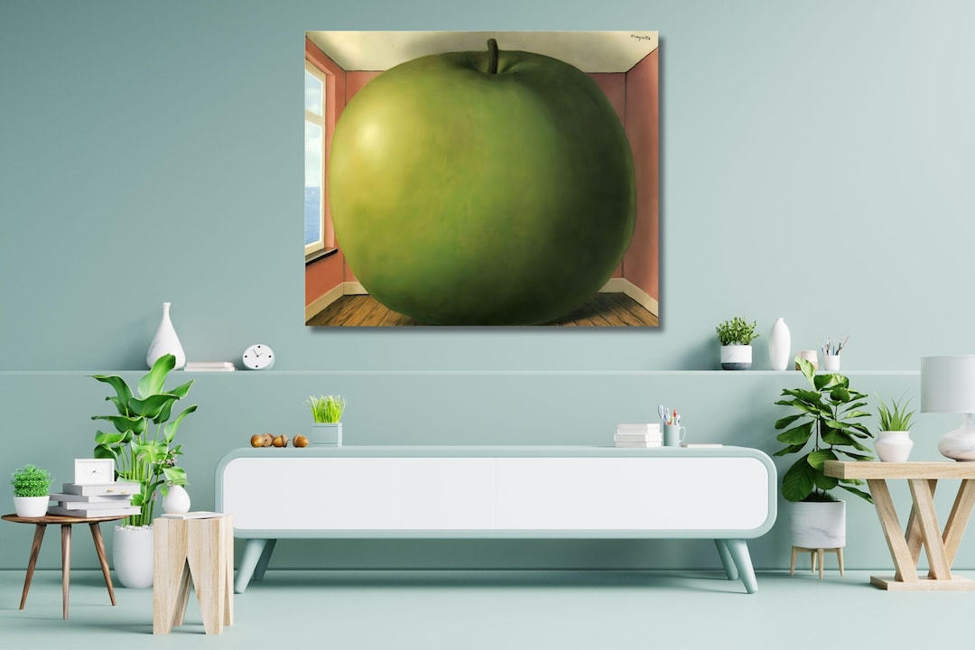 Rene Magritte: the Listening Room 1952 Canvas/surrealist Painting ...