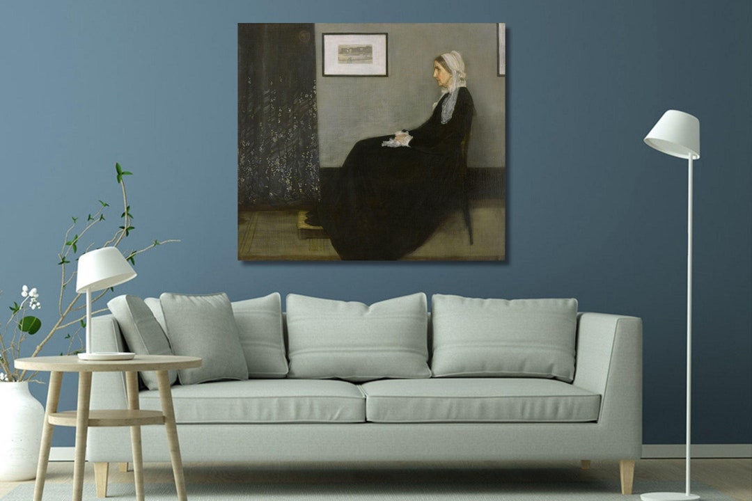 James Mcneill Whistler: Whistler's Mother (1871) Canvas Wall Art ...