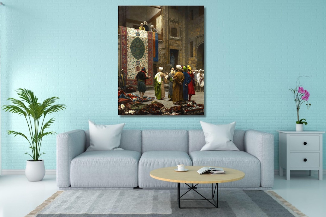 Jean-leon Gerome: the Carpet Merchant (1887) Canvas Art/artwork ...