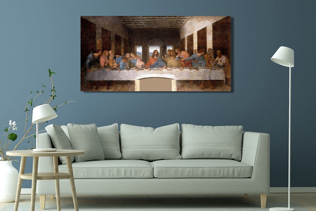 The Last Supper 1495-1498 Leonardo Da Vinci/last Supper Print/last ...