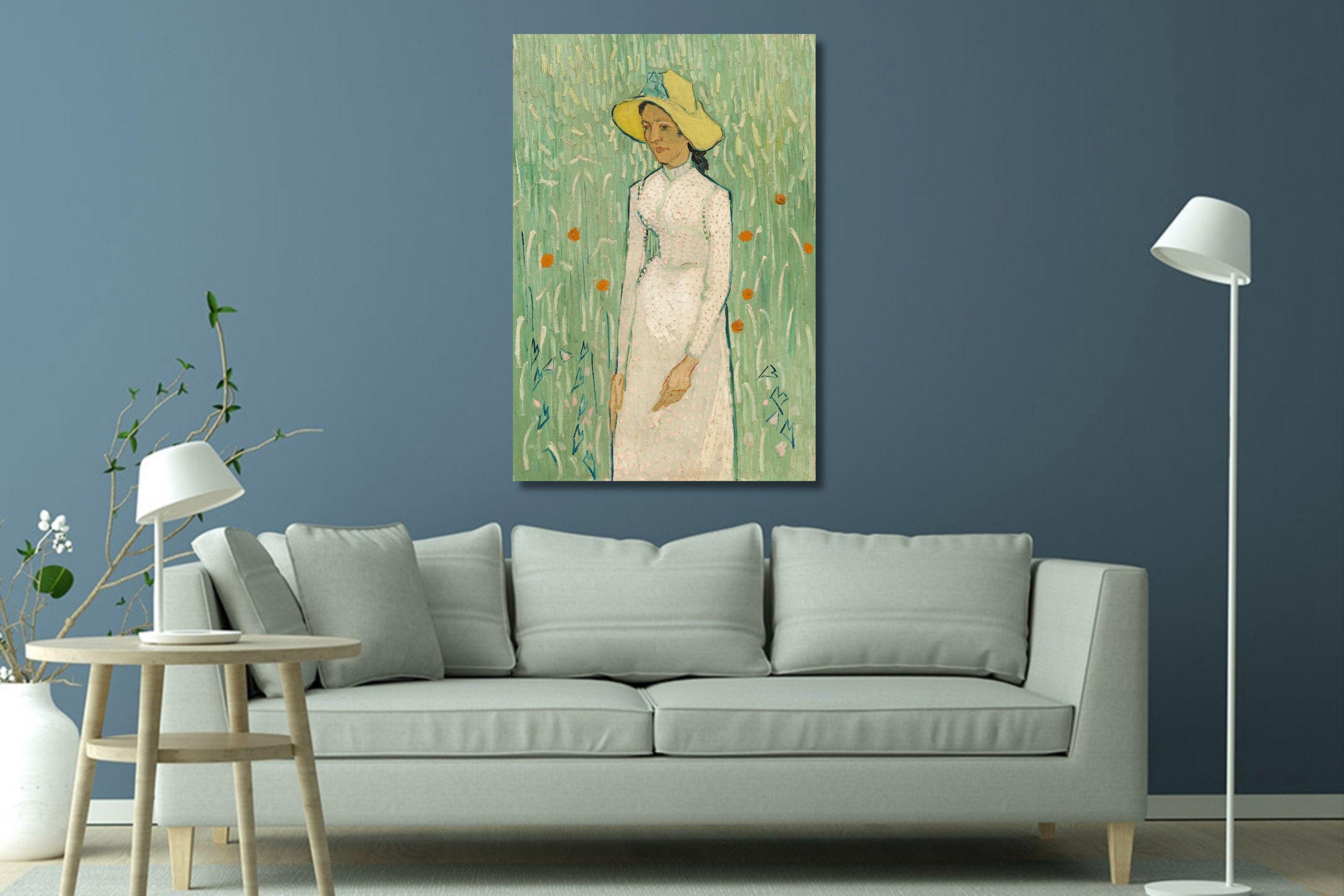 Vincent Van Gogh: Girl in White (1890) Canvas Wall Art/girl Poster/high ...