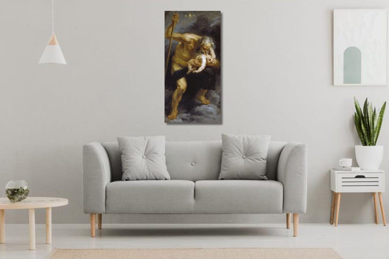 Peter Paul Rubens: Saturn Devouring His Son (1636) Canvas Wall Art/high ...