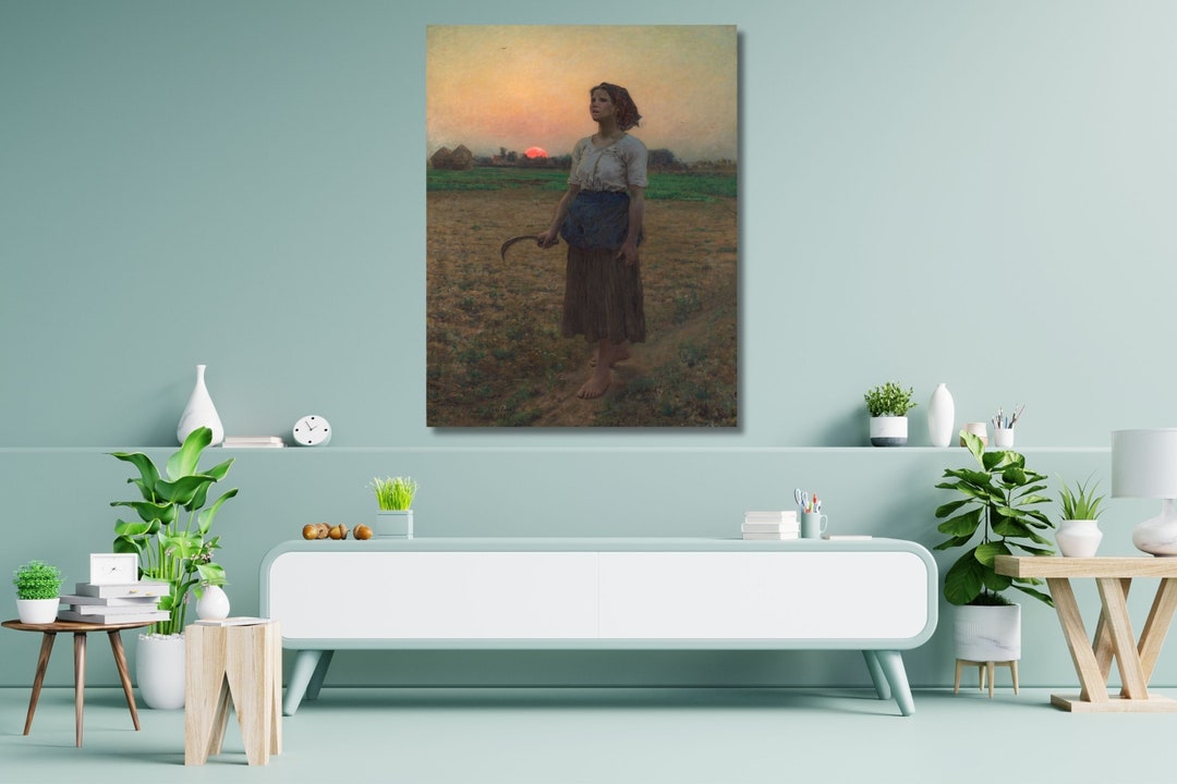 Jules Breton: the Song of the Lark Canvas Wall Art, Home Wall Decor ...