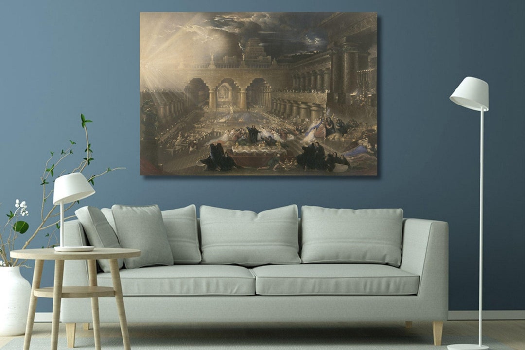 John Martin: Belshazzar's Feast (1826) Canvas Art/classic Painting ...