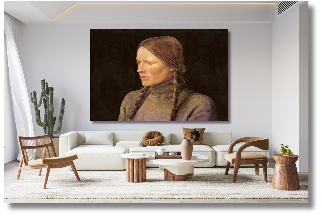 Andrew Wyeth Braids Helga Testorf 1979 Dry-Brush Watercolor/Andrew ...