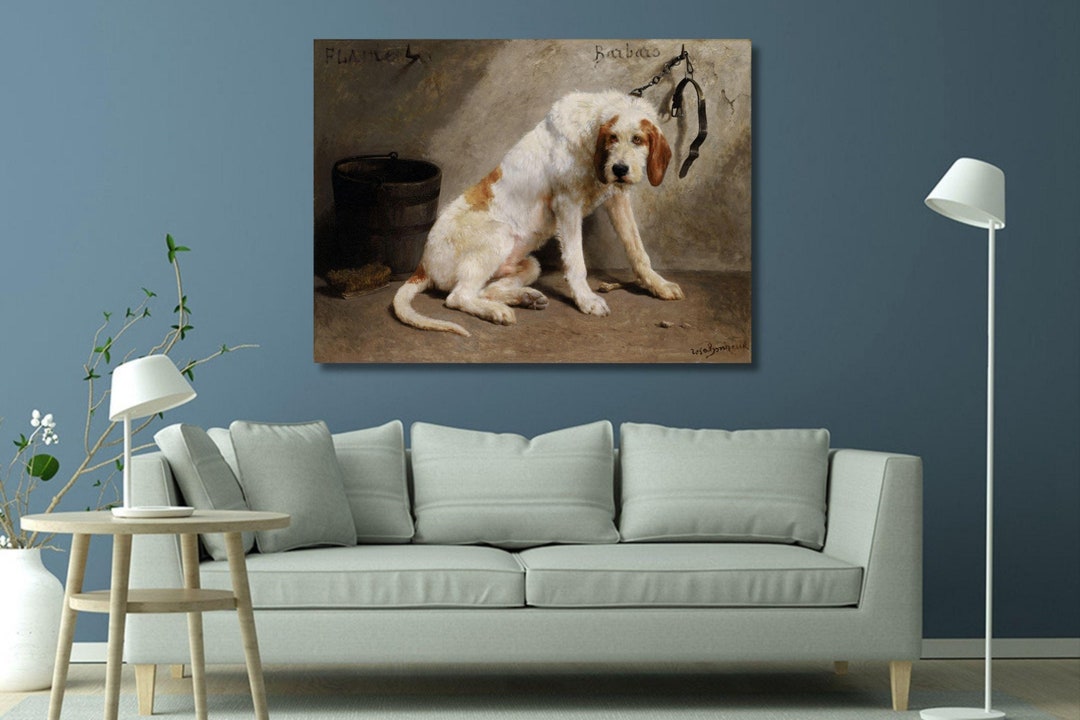 Rosa Bonheur: Barbaro After the Hunt (1858) Canvas Wall Art/dog ...