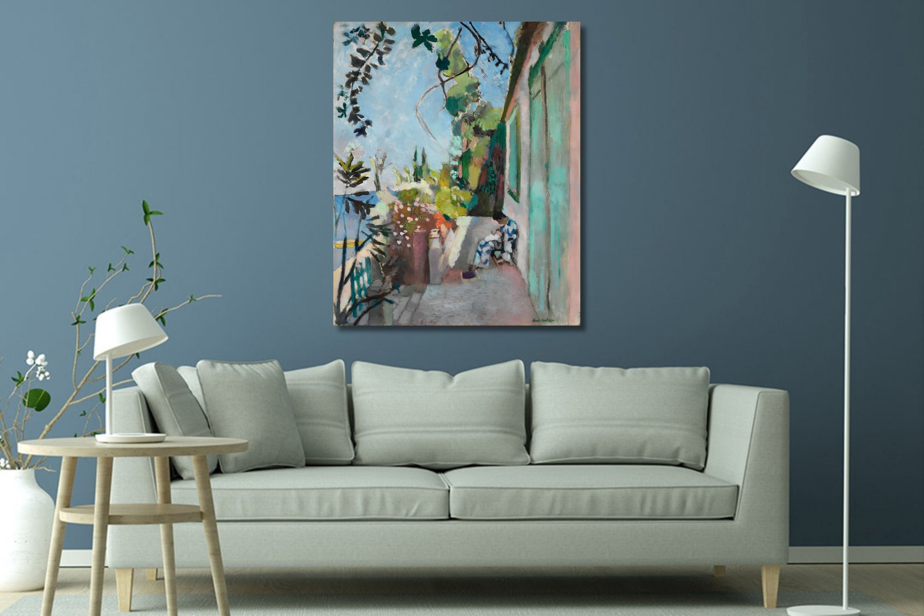 The Terrace, St. Tropez Henri Matisse Canvas Wall Art/exhibition Poster ...