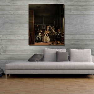 Las Meninas by Diego Velázquez Canvas/artwork Poster/reproduction Print ...
