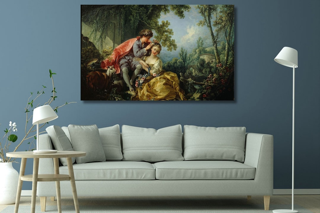 Francois Boucher: the Four Seasons (spring 1755), Canvas Wall Art ...