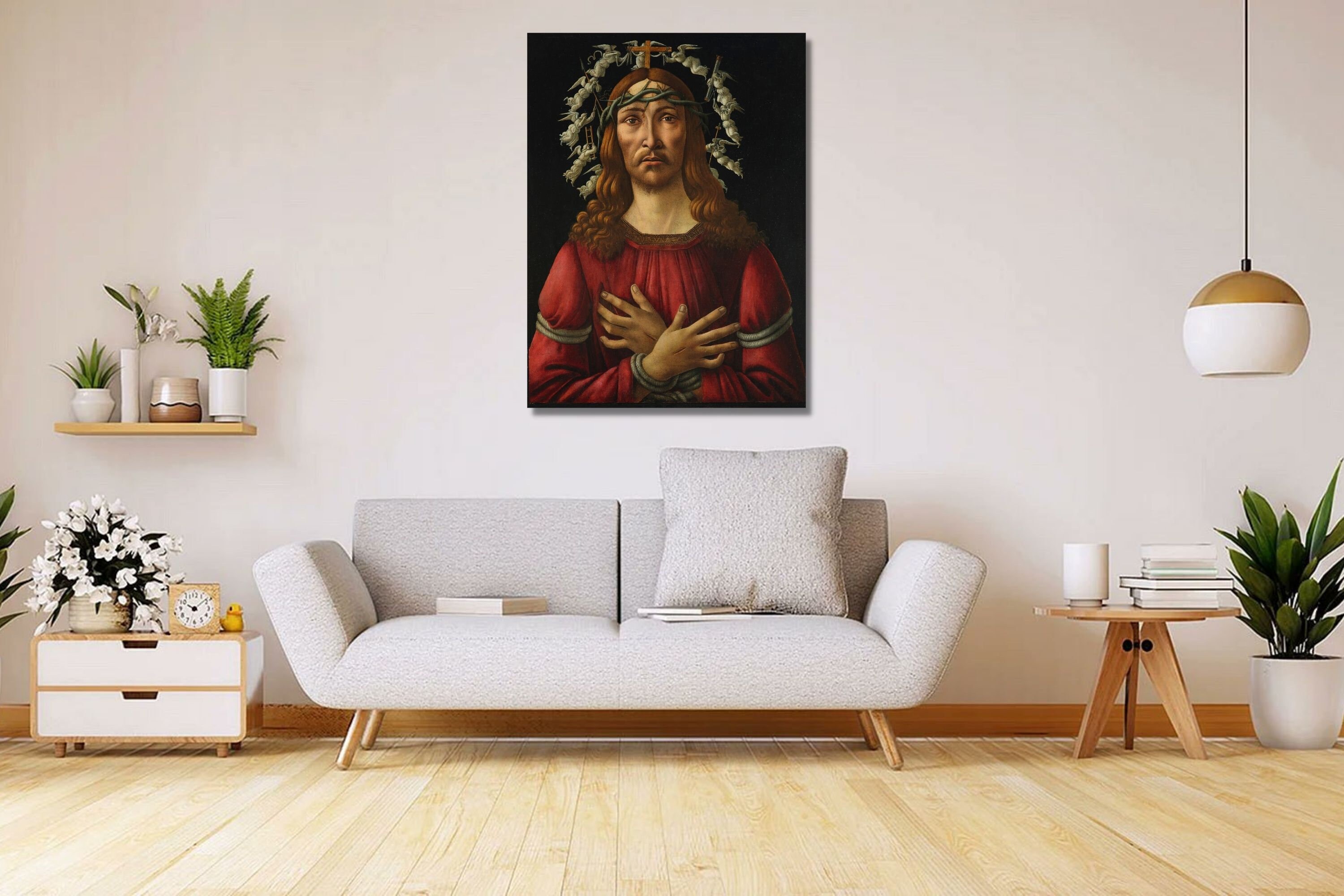 Sandro Botticelli Portrait of Jesus Christ/botticelli Painting ...