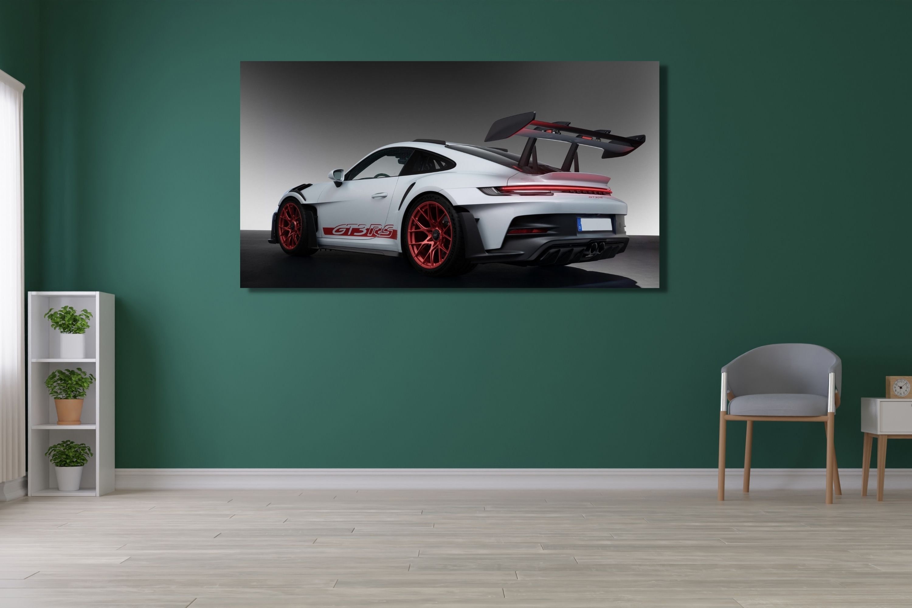 Porsche GT3 RS Poster Porsche GT3 Canvas Poster Porsche 911 Canvas Car ...