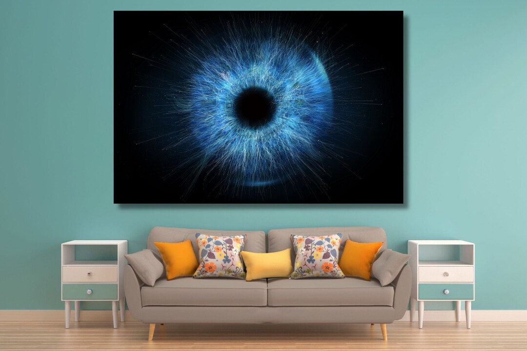 Human Eye: Close-up Canvas Wall Art, High Quality Prints, Extraordinary ...