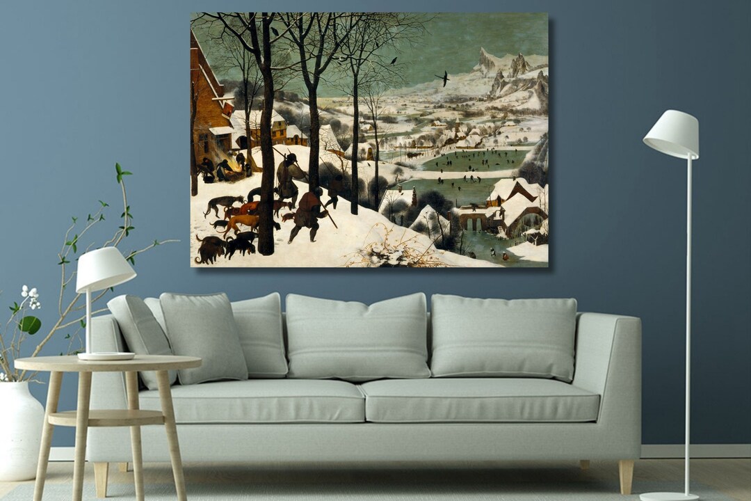 Pieter Bruegel:hunters in the Snow Winter Canvas Wall Art High Quality ...