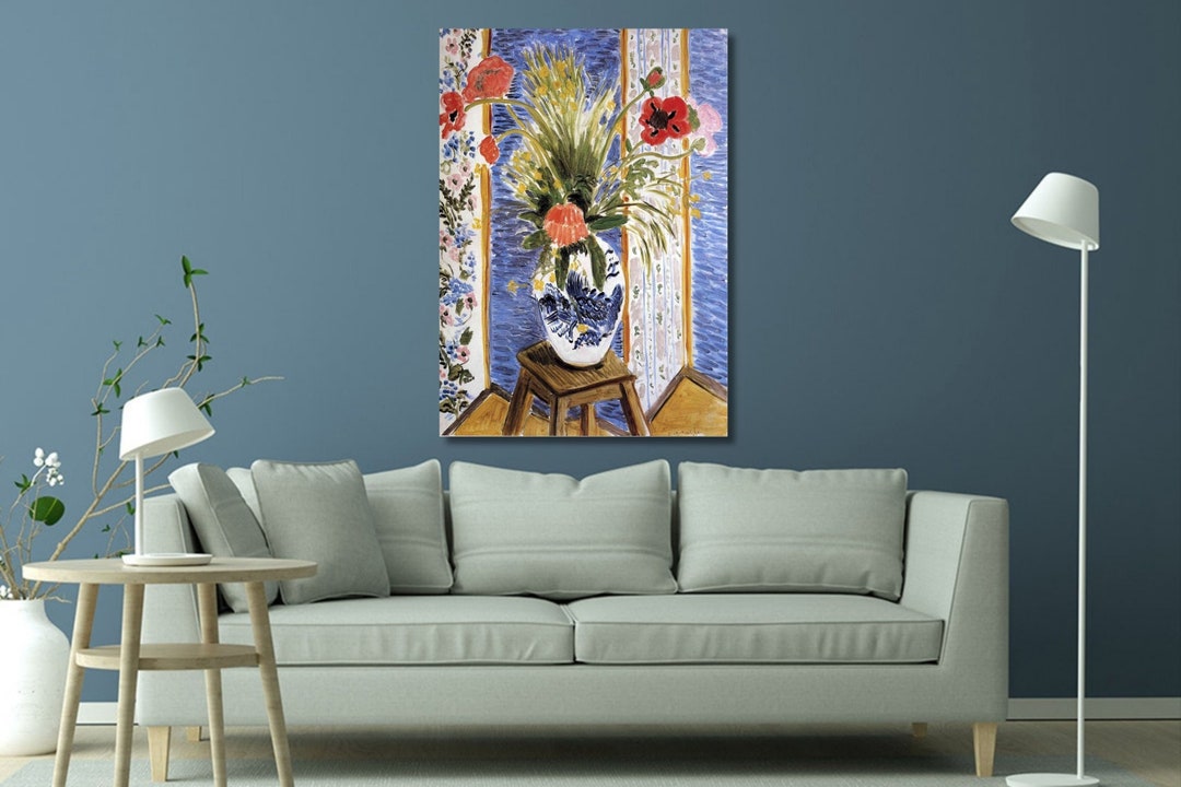 Henri Matisse Flowers in a Vase Canvas Art/digital Print/matisse ...