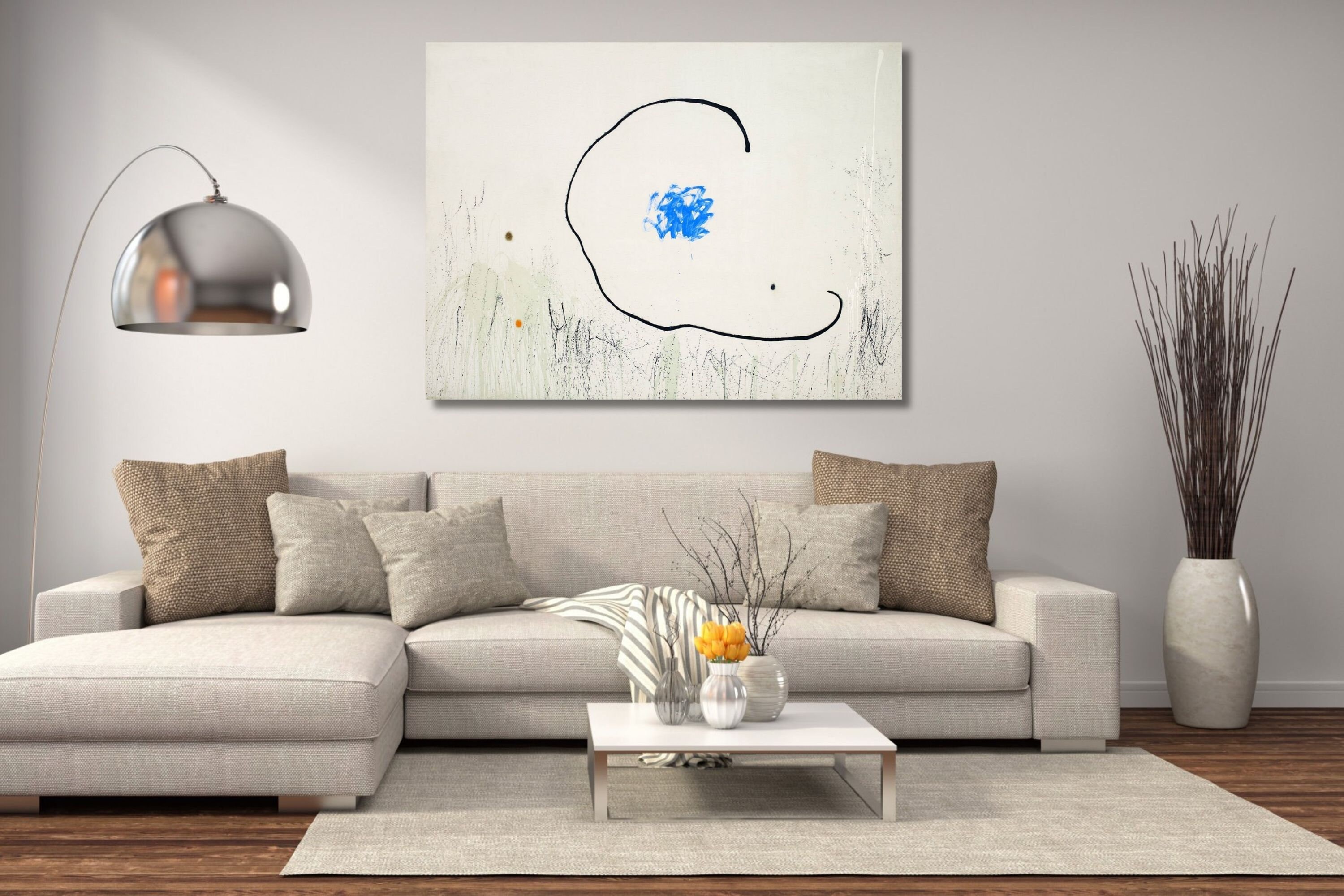 The Hope of a Condemned Man Set of 3 Canvas Wall Art/joan Miro Ferra ...