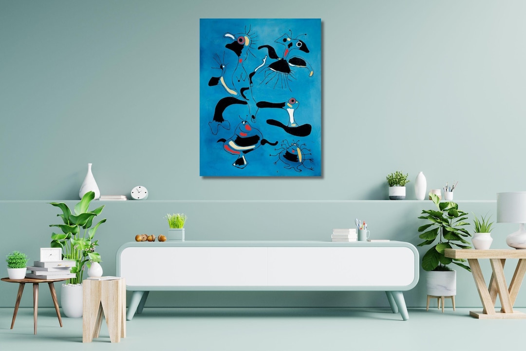 Joan Miró: Birds and Insects (1938) Canvas Wall Art, Fine Art Poster ...