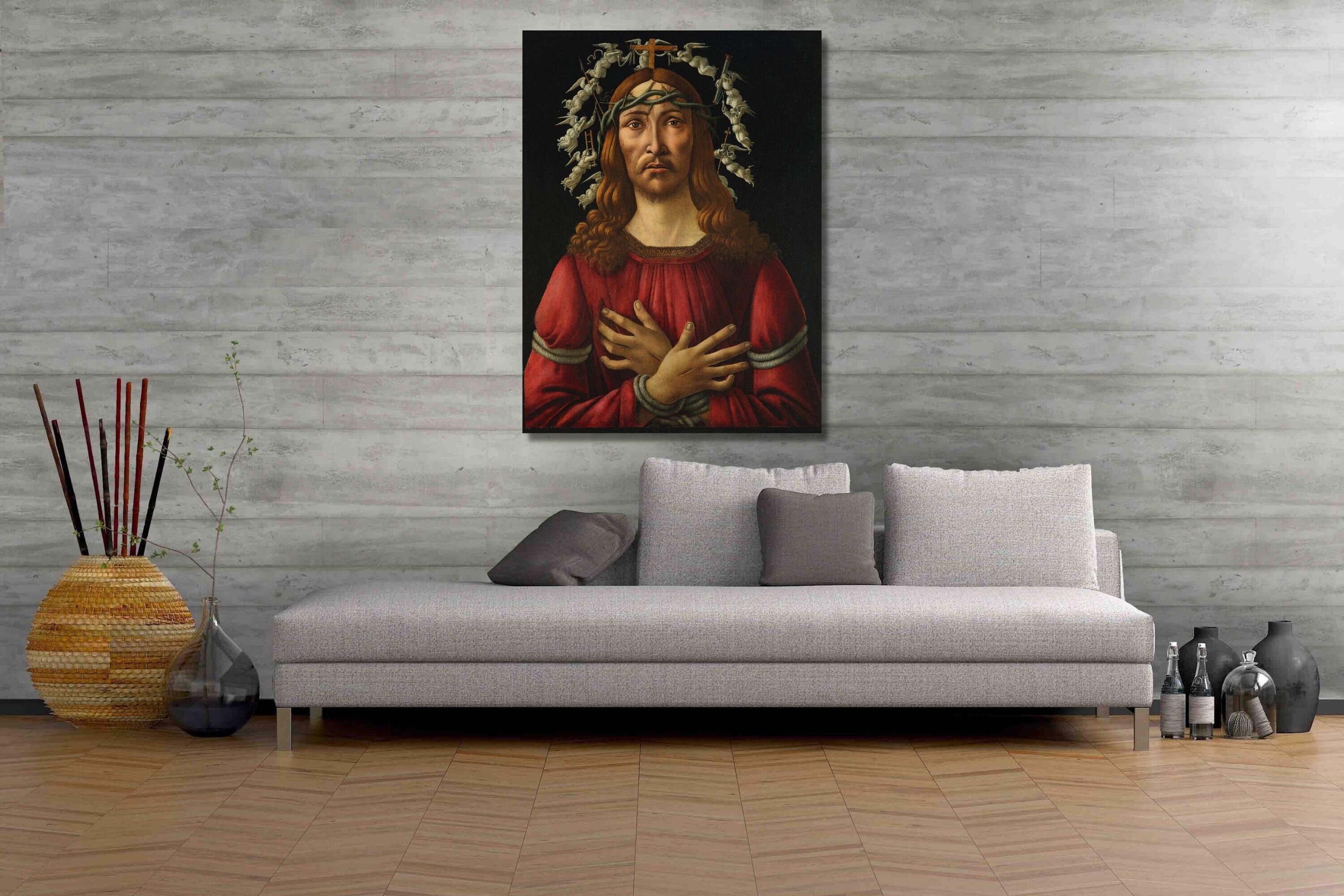 Sandro Botticelli Portrait of Jesus Christ/botticelli Painting ...