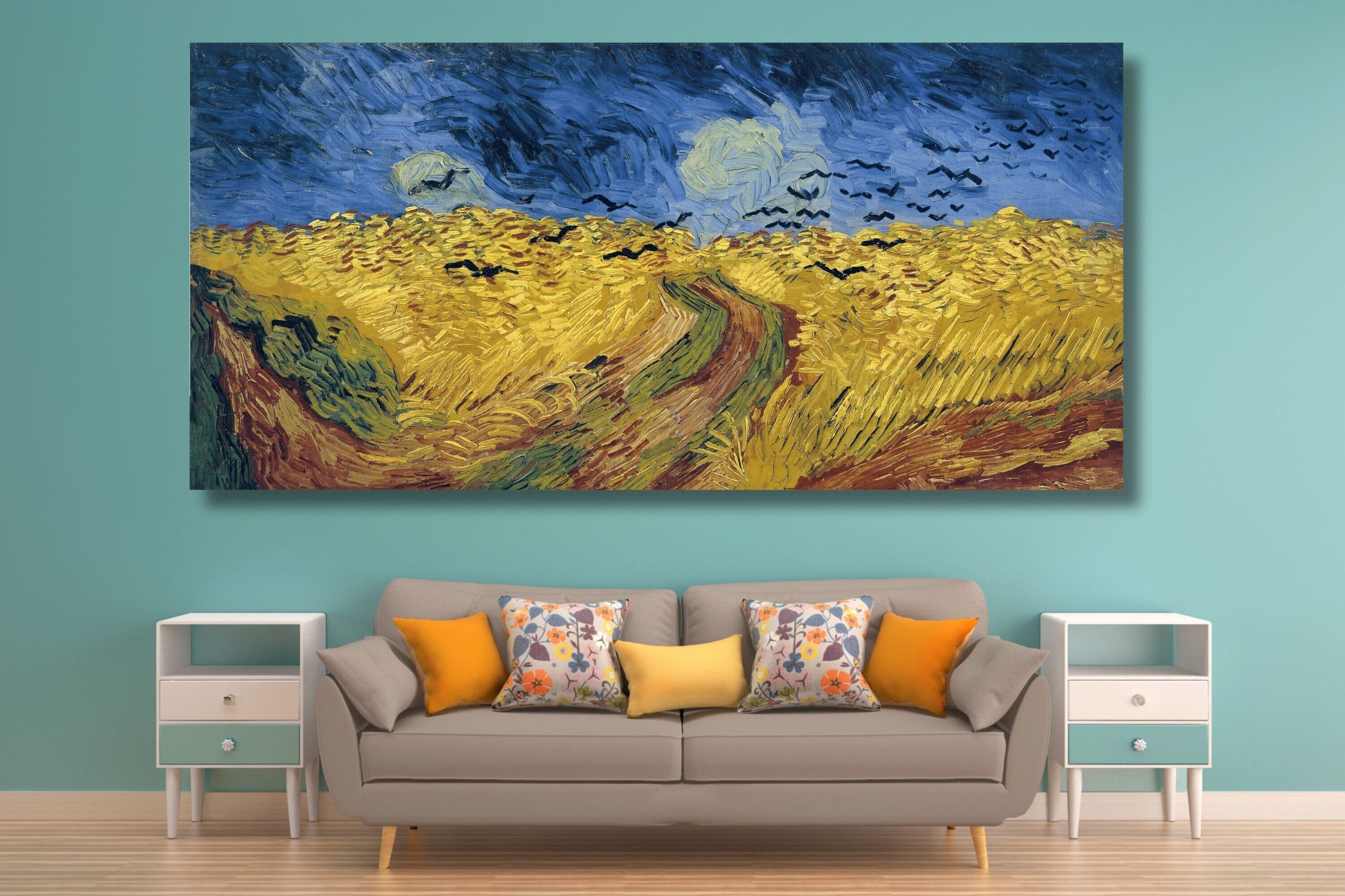 Vincent Van Gogh: Wheatfield With Crows Canvas/famous Post ...