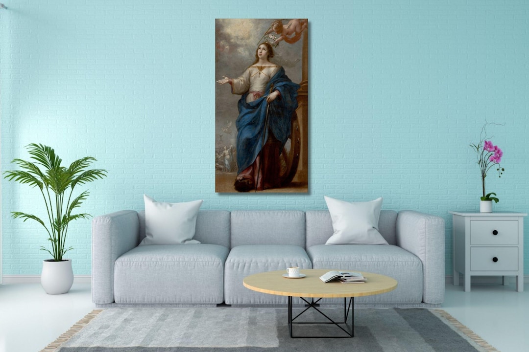 Bartolome Esteban Murillo: Saint Catherine of Alexandria Canvas/baroque ...