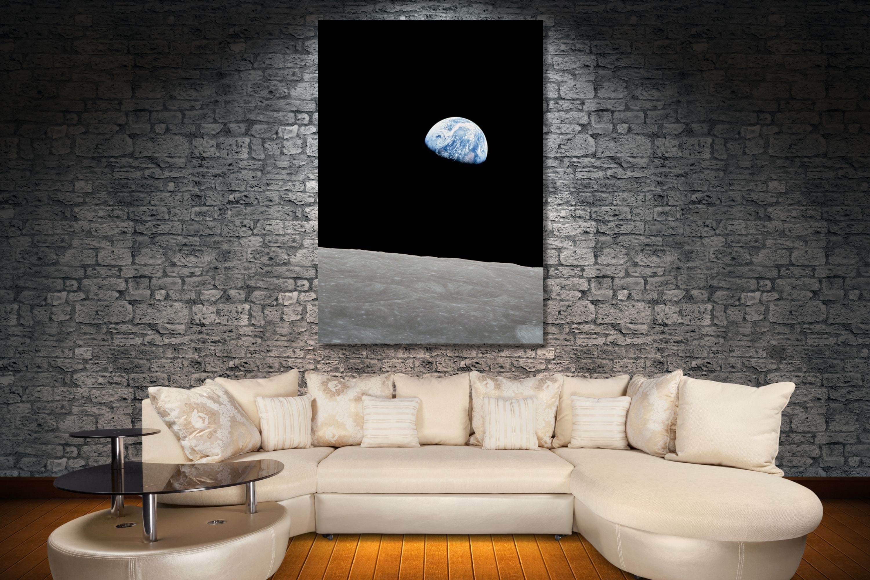 Apollo 8 Canvas Art Earthrise Photo Earthrise Print Space Print Space ...