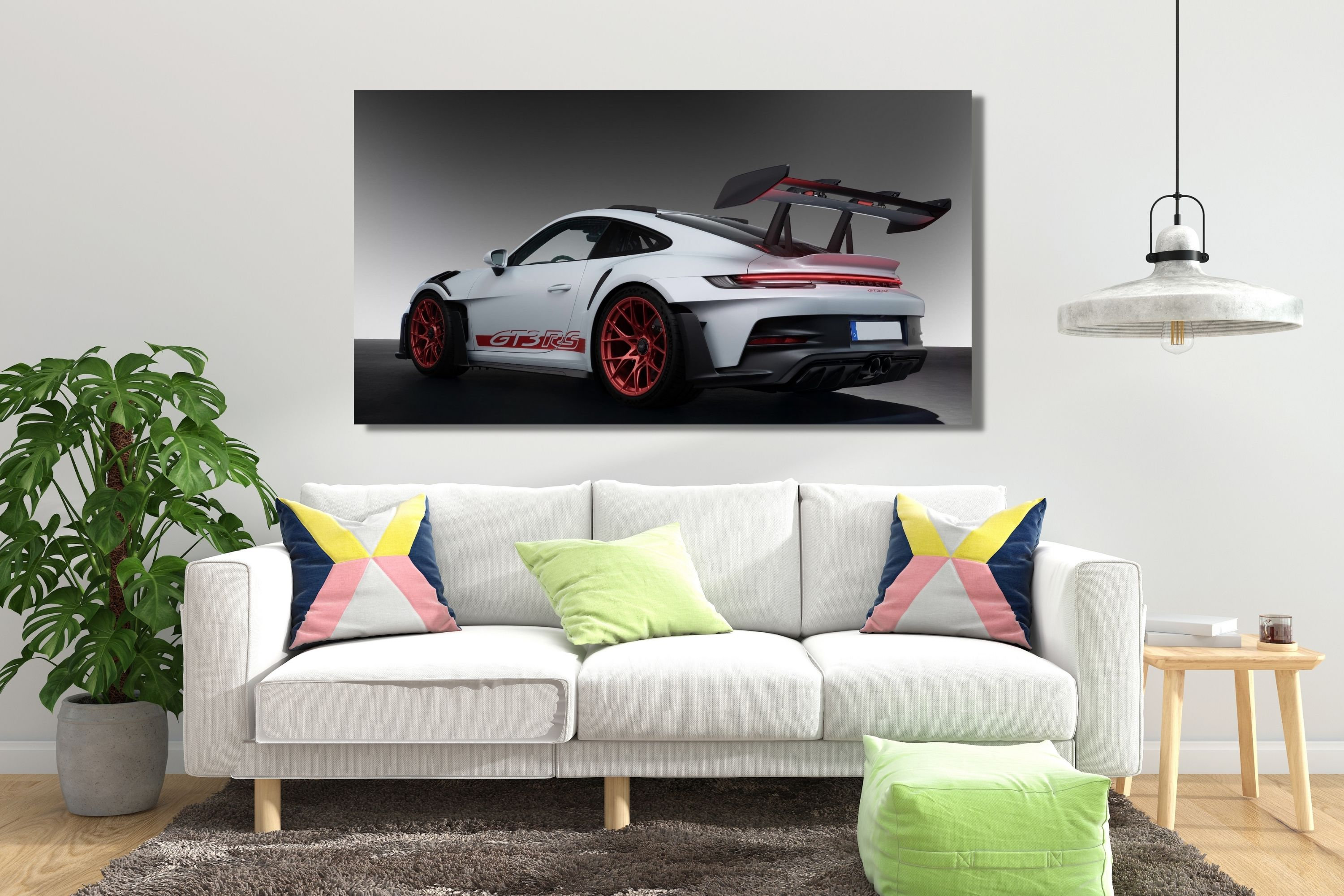Porsche GT3 RS Poster Porsche GT3 Canvas Poster Porsche 911 Canvas Car ...