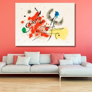 Joan Miró: the Lizard With the Golden Feathers Canvas Art, Fine Art ...